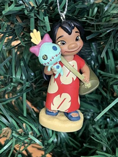 Custom Disney Lilo And Stitch Scrump Doll W Bag Christmas Ornament Pvc