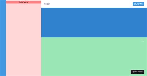Resizable Panes Codesandbox