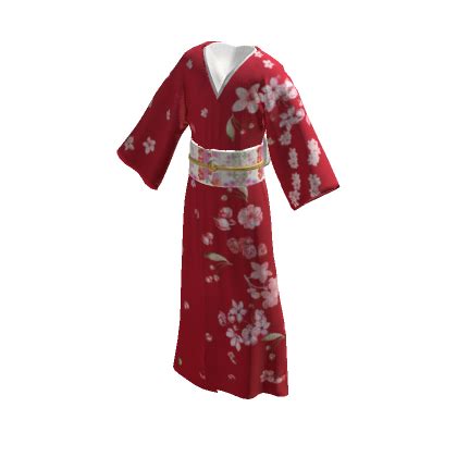 Red Floral Kimono Roblox