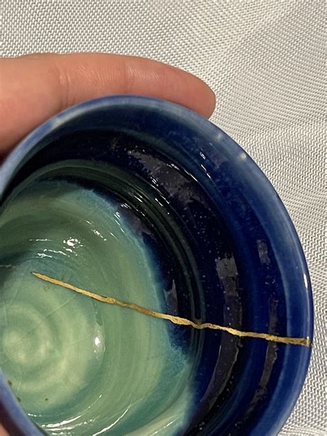 My Second And Third Kintsugi Pieces Took A Cpl Months Since Im Using The Traditional Method I