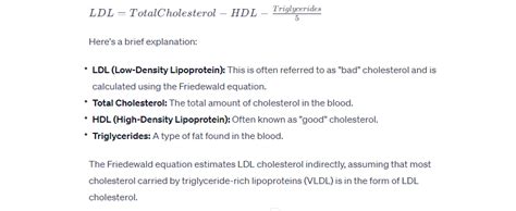 Cholesterol Calculator