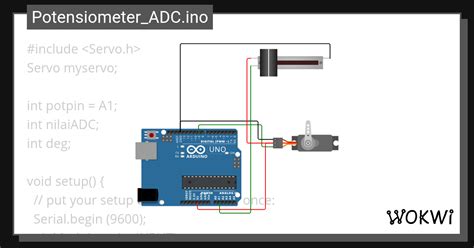 Potensiometero Wokwi Esp32 Stm32 Arduino Simulator