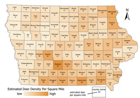 Iowa Dnr Releases First County Level Deer Density Report • Iowa Capital