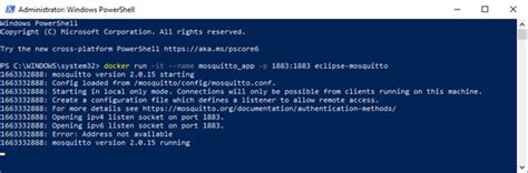 Menjalankan Eclipse Mosquitto Pada Docker Jazali