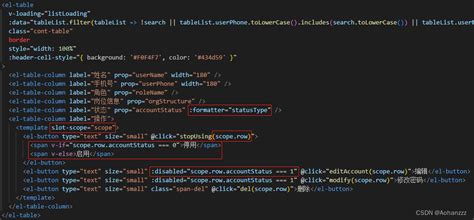 【vue 项目】element Button 停用启用前端接口处理启用禁用按钮vue3 Csdn博客
