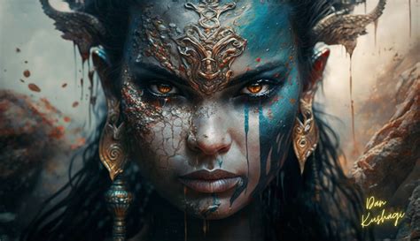 Goddess Of War By Dankushagi On Deviantart
