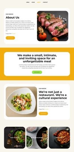 Restaurant Menu Html Code Example By Nicepage Restaurant Menu Html Code Example By Nicepage