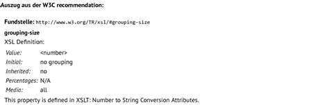 Xsl Fo Grouping Size Data2type Gmbh