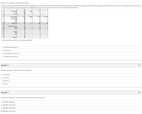 Solved Question 4 To Question 9 Is Based An This Problem To Chegg Com