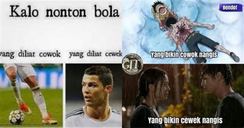 14 Meme Lucu Perbedaan Cewek Dan Cowok Saat Nonton Bikin Ngakak