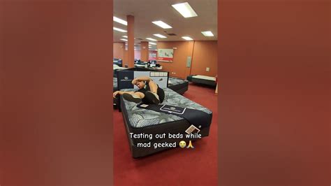 Testing Out Beds While Mad Geeked 😭🙏 Youtube