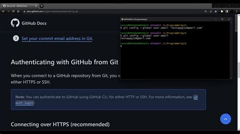 Set Your Commit Email Address In Git Part Ii Youtube