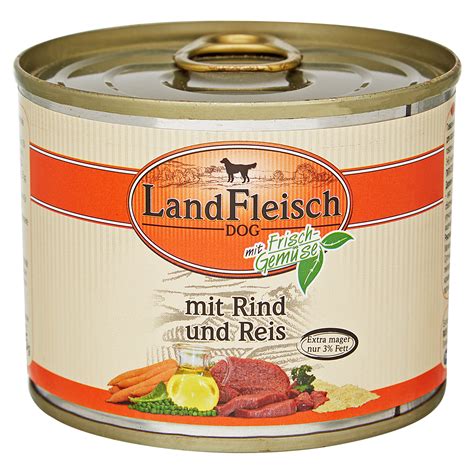 Hundenassfutter Pur Mit Frischgemüserindreis 195 G