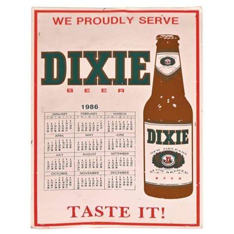 Dixie Beer Sign
