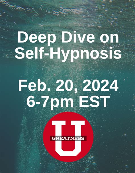 Deep Dive Registration Greatness U