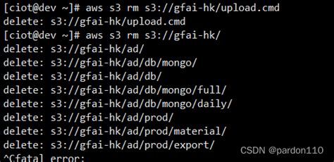 S3 删除事故s3存储删除错误 Csdn博客