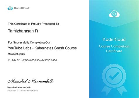 Youtube Labs Kubernetes Crash Course Tamizharasan R