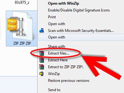 How To Send Self Extracting Winzip Files Steps With Pictures