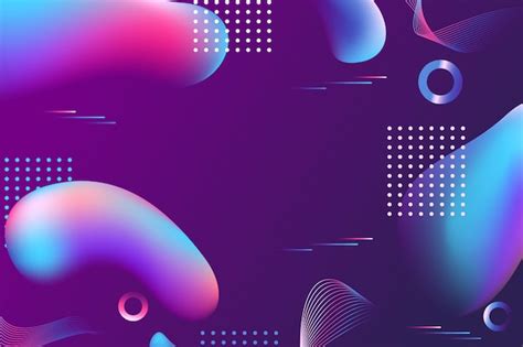 그라데이션 액체 추상적 인 배경 무료 벡터