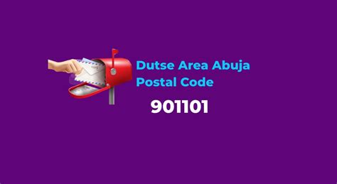 Dutse Area Abuja Postal Code Zip Code