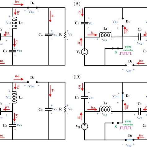 Equivalent Circuits Of Switched Capacitor Quasi Z‐source Dc‐dc Download Scientific Diagram
