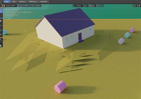 Strange Artifacts In Triangle Low Poly Mesh Blender Stack Exchange