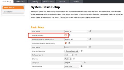 How To Disable Wifi On Arris TG862 Modem