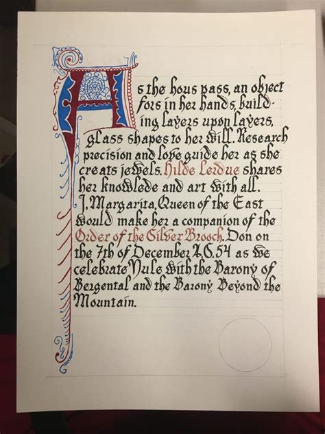 Gothic Littera Bastarda Bastard Secretary Script Scrawlings An