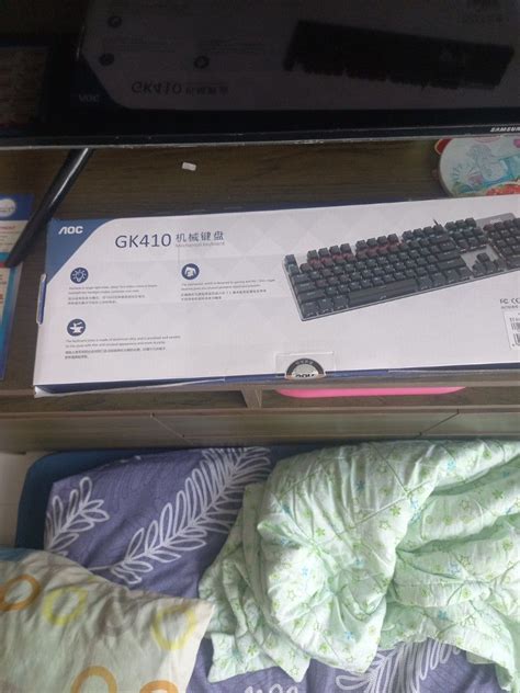 AOC Mechanical Keyboard Wired Computers Tech Parts Accessories Computer Keyboard On