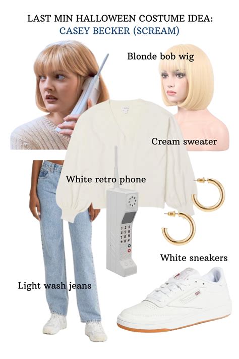 Easy Halloween Costume Idea Casey Becker Scream Casey Scream