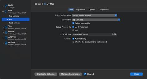 Xcode Init Lldb And Envs · Issue 3 · Wotterfreeworkspace · Github