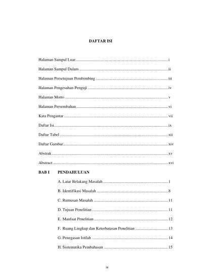 Daftar Isi