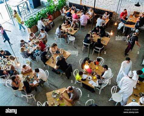 Busy Restaurant Interior