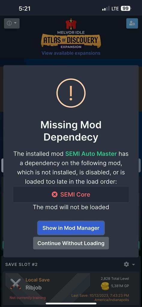 Semi Mod Issue Rmelvoridle