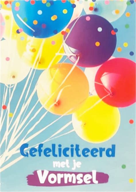 Kaart Seasonals Gefeliciteerd Met Je Vormsel SCR Bol