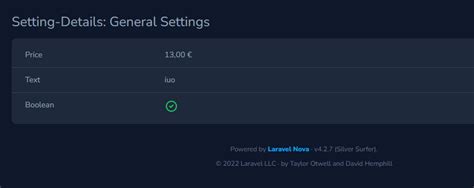 single resource nova packages