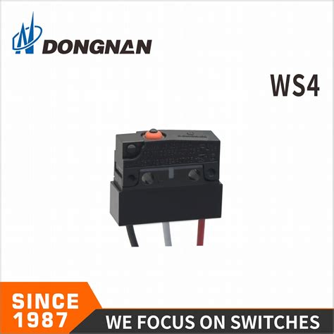 Ws4 Car Waterproof Micro Switch Straight Lever Roller Lever 3a30vdc