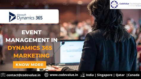 Event Management In Dynamics 365 Marketing Codevalue