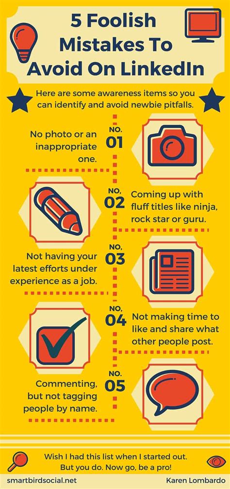 5 Foolish Mistakes To Avoid On Linkedin