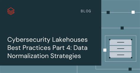 Cybersecurity Lakehouses Best Practices Part 4 Data Normalization