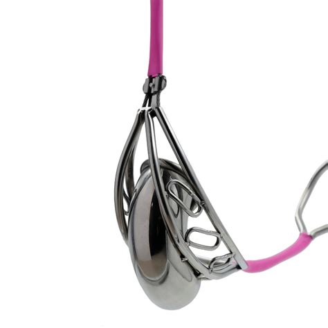 Male Chastity Belt Pink Sissy Metal S2ii Chastity Cage
