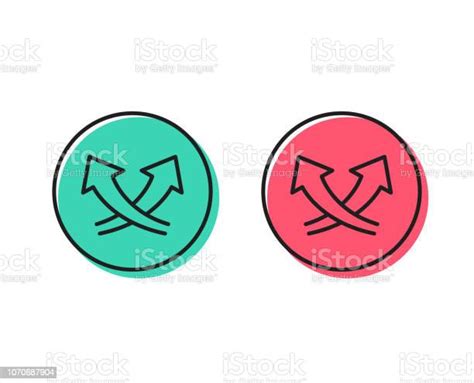 교차 화살표 라인 아이콘입니다 교환 하 고 교차 하는 기호 벡터 0명에 대한 스톡 벡터 아트 및 기타 이미지 0명 고급 모션 Istock