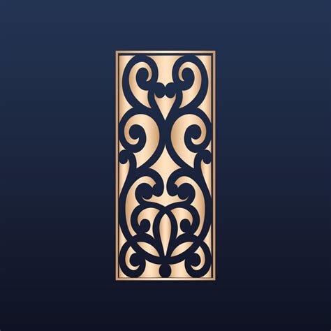 Premium Vector Laser Cut Islamic Pattern Laser Cut Decorative Panel