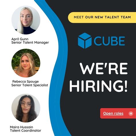 Cube On Linkedin Cube Is Hiring We Have Open Roles Across The