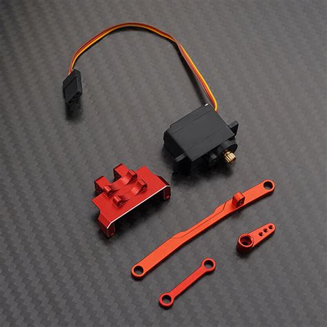 1 24 Axial Scx24 Servo Complete Set Upgrades Red Rcgofollow