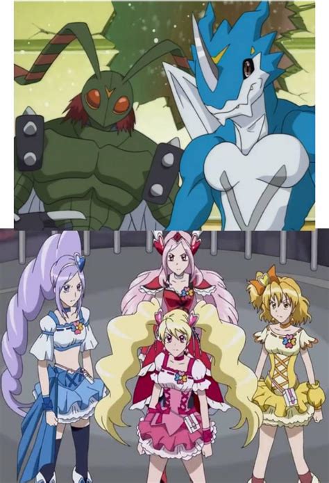 Exveemon And Stingmon Vs Fresh Precure By Aydenfriedrich On Deviantart