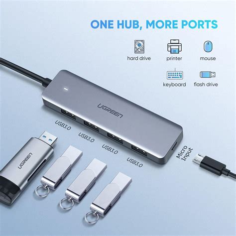 Ugreen In Usb C Hub X Usb A Microusb Power Port In Lebanon With Warranty Phonefinity