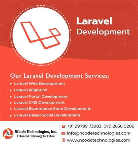 Ncode Technologies Inc On Linkedin Laravel Webdevelopment