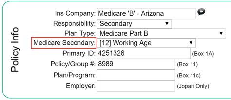 medicare secondary payer msp code therabill