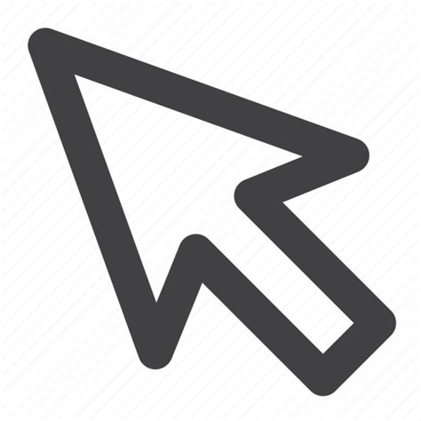 Arrow Cursor Ios Mouse Pointer Ui Web Icon